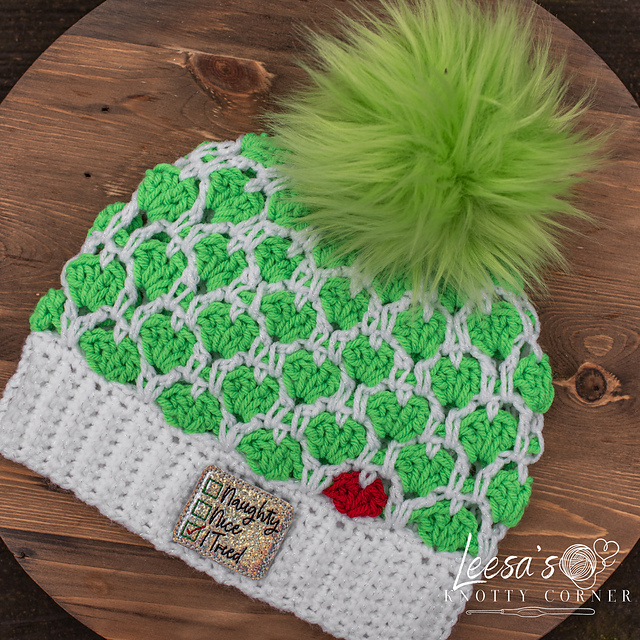 Ravelry: Snow Heart Beanie pattern by Leesa's Knotty Corner