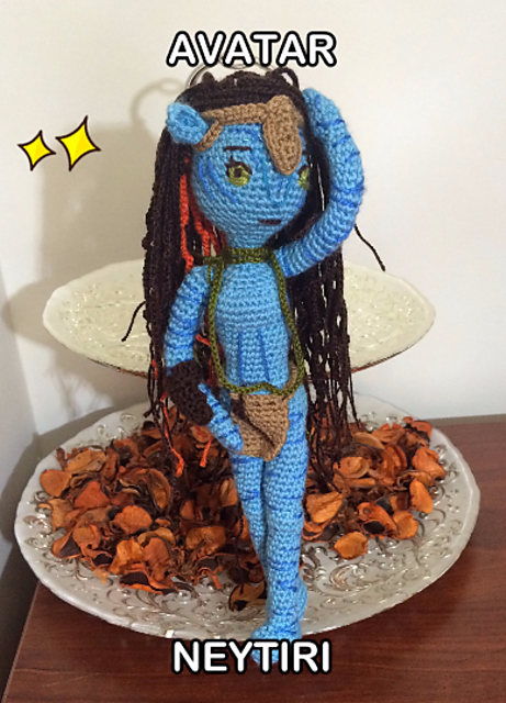 Ravelry: Avatar Navi Neytiri amigurumi pattern by ilknur Karaca