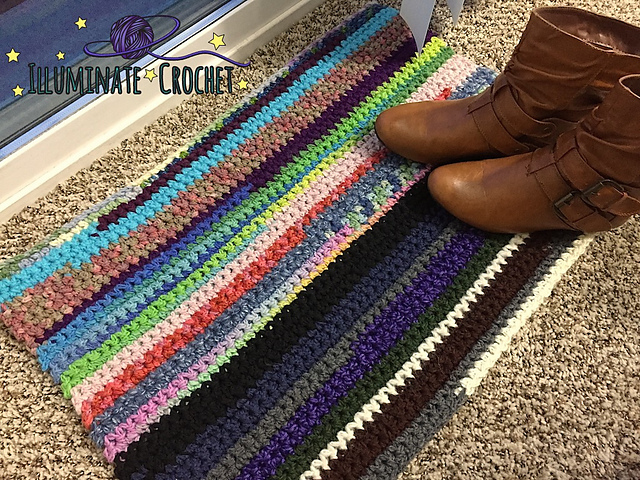 Ravelry: Fugly Scrap Rug pattern by Sara Leighton