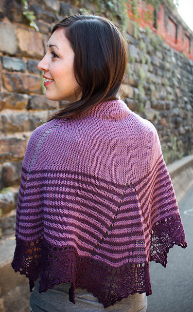 Ravelry: Striped Lace Shawl pattern by Tanis Gray
