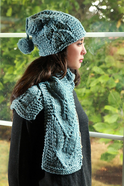 Ravelry: Aspen Hat & Scarf pattern by Deborah Newton