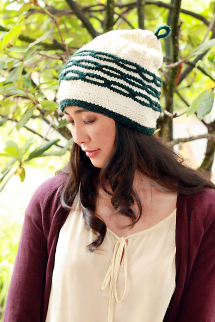 Ravelry: Chain Stitch Slouchy Hat pattern by Deborah Newton