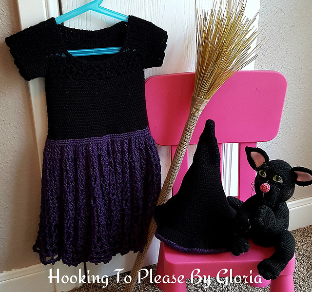 Ravelry: Childs' Witch Costume pattern by Gloria Sustaita