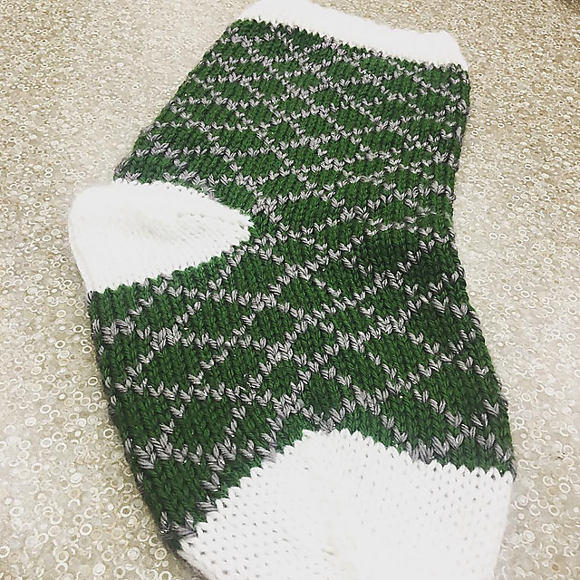 Ravelry: Simple Joy Christmas Stocking pattern by Jessica Driskell