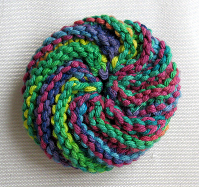 Ravelry: Double Garter Spiral Scrubbie pattern by Anne With