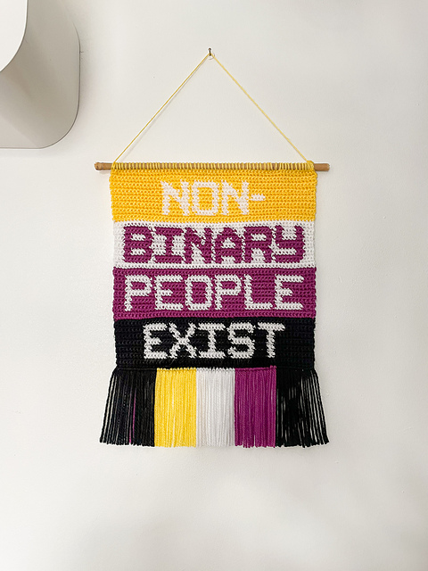 Ravelry: Non Binary Wallhanging pattern by Indie Child