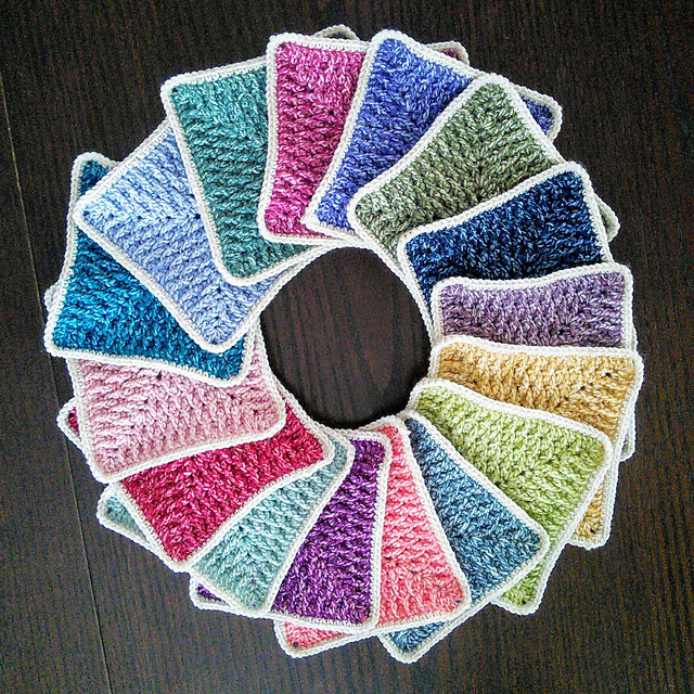 Ravelry: Textured ripple granny square pattern by Pat Foster