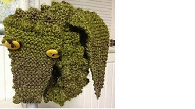 Ravelry: Knit Alligator Scarf pattern by Darcie Clapp