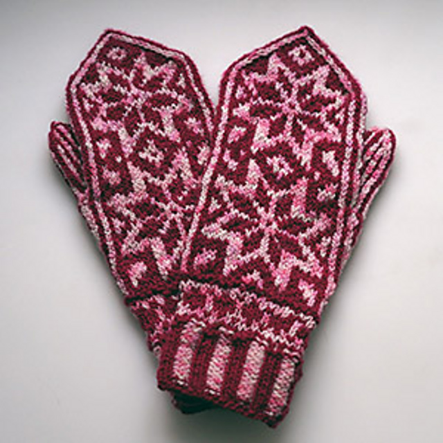 Ravelry: Snowflower Mittens pattern by Cate Carter-Evans