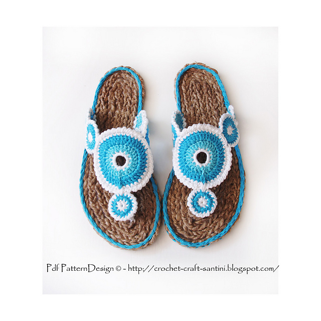 Ravelry: Yo-Yo Sandals with Cord Soles pattern by Sophie and Me-Ingunn ...