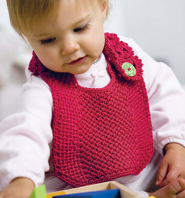 Ravelry: Burp Cloth Bib pattern by Robyn Chachula