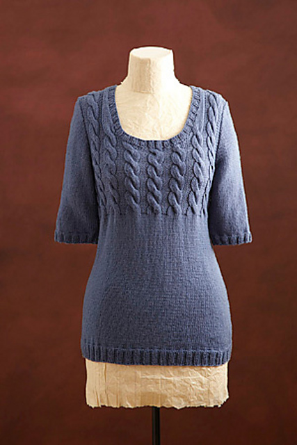 Ravelry: Shaped Cable Top pattern by Lion Brand Yarn