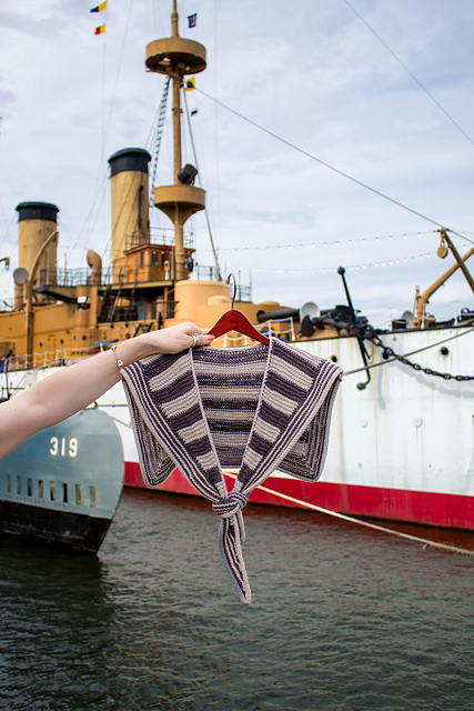 Ravelry: Sailor Scarf pattern by Insoluble Fiber Arts