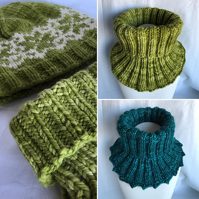 Ravelry: Hettinger Hat & Cowl pattern by Amy Munson