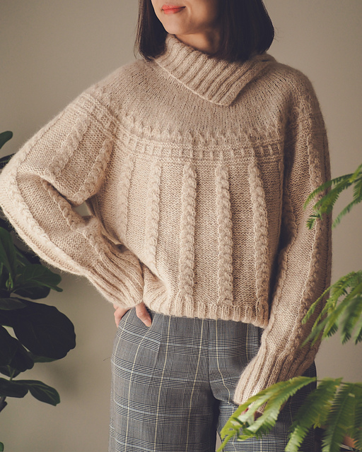 Ravelry: Phina Sweater pattern by Irene Lin