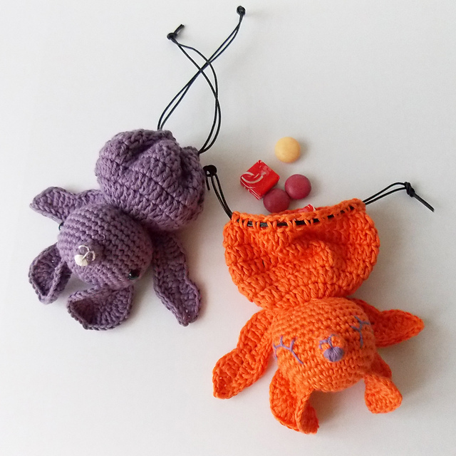 Ravelry: Lexie The Bat Goodie Bag pattern by Irene Strange