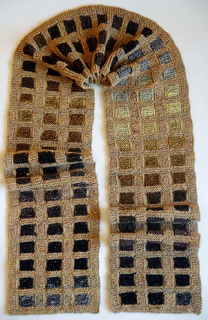 Ravelry: GRID scarf pattern by Irina Poludnenko
