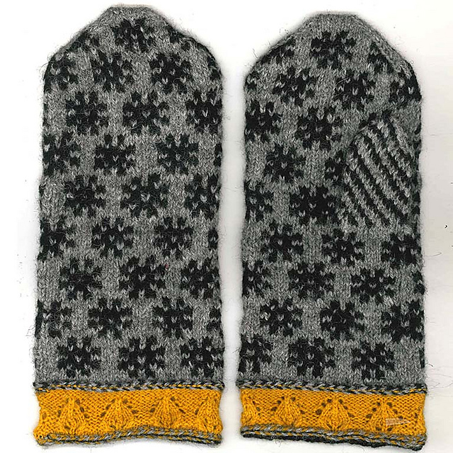 Ravelry: Snowflakes Mittens pattern by Irina Poludnenko