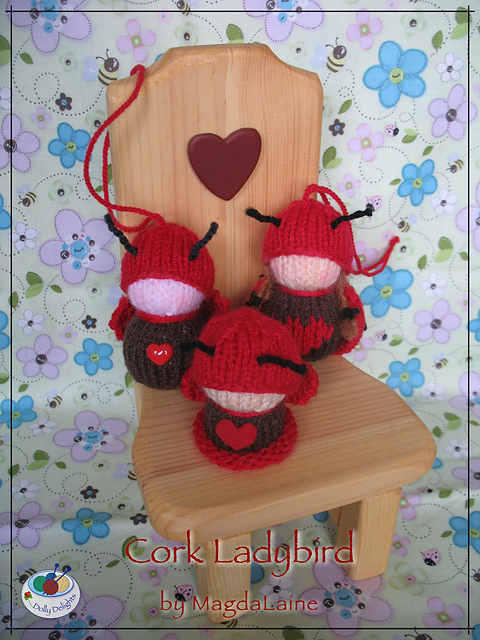 Ravelry: Cork Ladybird pattern by MagdaLaine