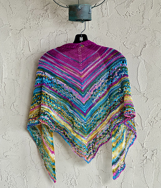 Ravelry: Neon Sky Shawl pattern by Iris Schreier