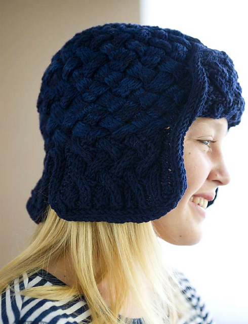 Ravelry: Reversible Cable Military Cap pattern by Annie Modesitt