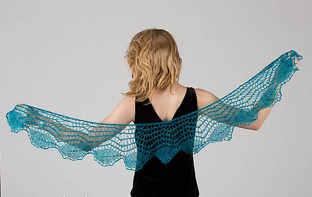 Ravelry: Silk Halo Shawl pattern by Iris Schreier