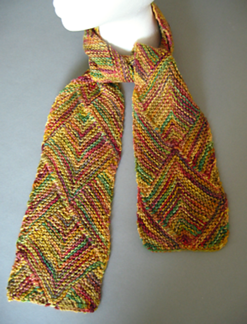 Ravelry: Diamond Modular Scarf P50 pattern by Iris Schreier