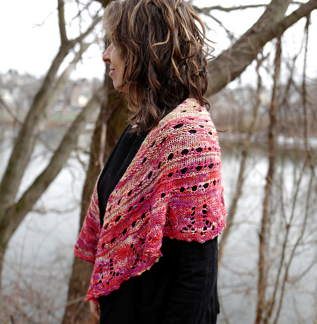 Ravelry: Tulip Gardens Shawl pattern by Iris Schreier