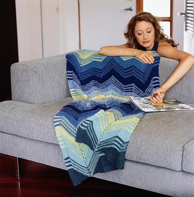 Ravelry: Aegean Wave Afghan pattern by Iris Schreier