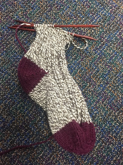 Ravelry: Ribbed-to-Fit Boot Socks pattern by Elizabeth Kramer