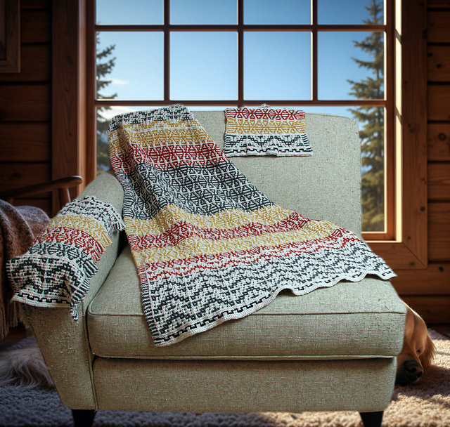 Ravelry: Mosaic Chair Set pattern by Sherril Steele-Carlin