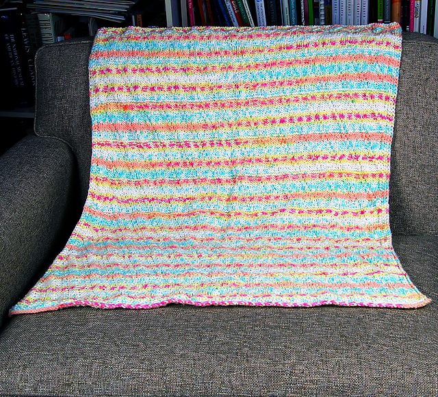 Ravelry: Rainbow Sherbert Baby Afghan pattern by Sherril Steele-Carlin