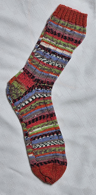 Ravelry: Easy Flat Two-Needle Socks pattern by Sherril Steele-Carlin