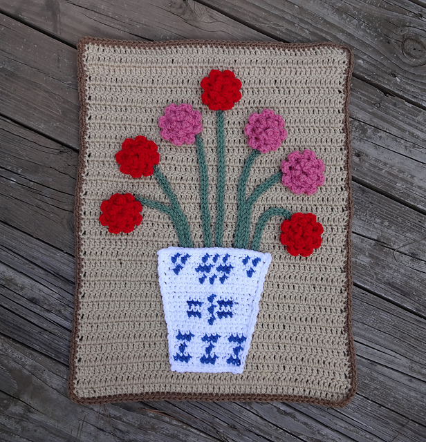 Ravelry: Flowers in a Vase pattern by Ilene Stacey King