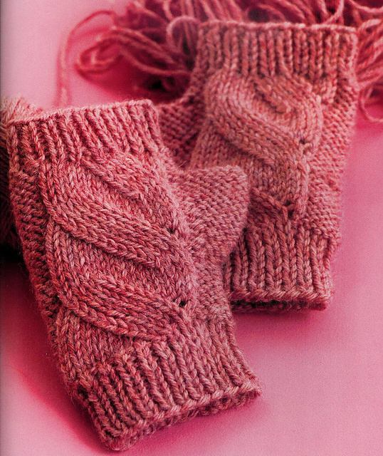 Ravelry: Mock Cable Wristers pattern by Anne Farnham