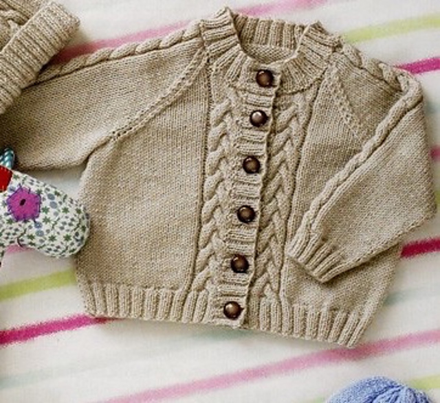 Ravelry: JB125 Round or V-Neck Cardigan pattern by James C. Brett