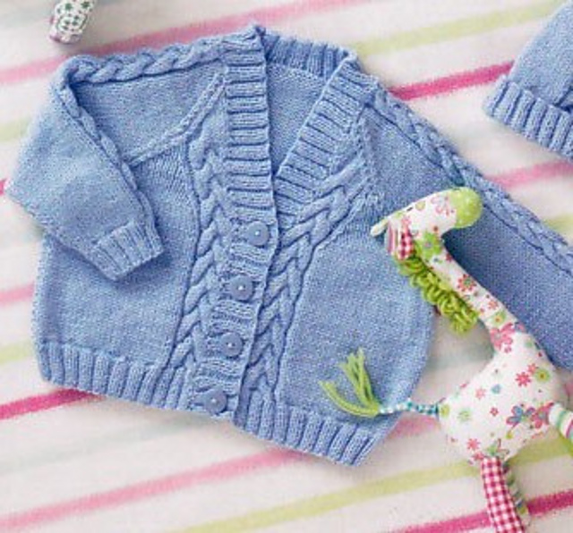 Ravelry: JB125 V Neck Cardigan pattern by James C. Brett