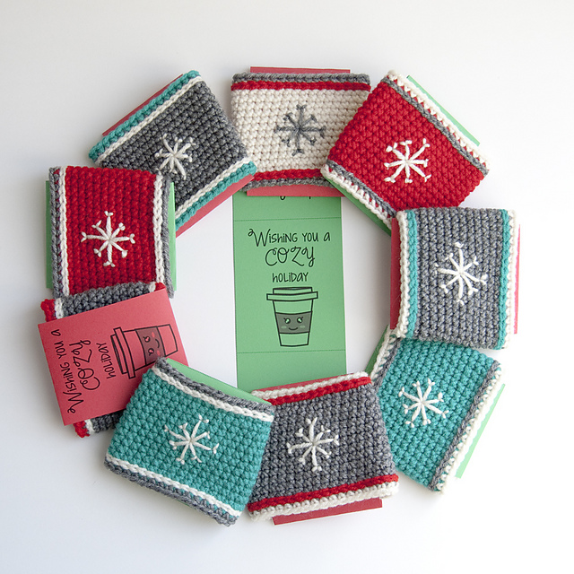 Ravelry: Simple Crochet Cup Cozy pattern by Karla Fitch