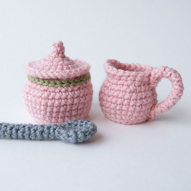 Ravelry: Sugar Bowl & Creamer pattern by Karla Fitch