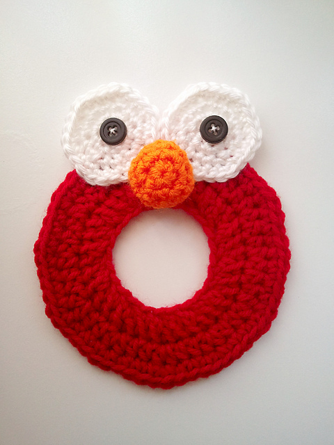 Ravelry: Silly Red Monster Camera/Lens Buddy pattern by Jessica Carey