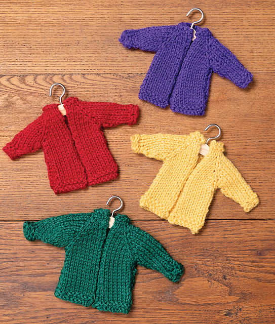 Ravelry: Mini-Cardigans pattern by Linda Perry
