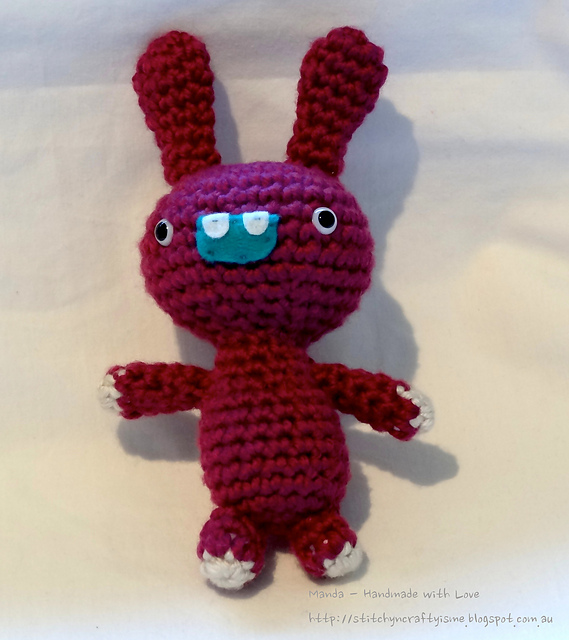 Ravelry: Vinnie the deliriously happy bunny wabbit pattern by Manda Jackson