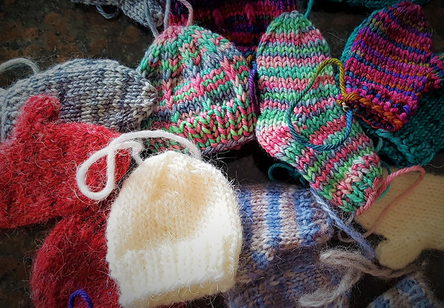 Ravelry: Mini Knitwear Ornaments pattern by Jacqueline Whyte