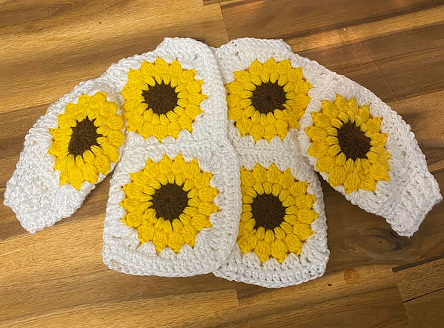 Ravelry: Sunflower Cardigan pattern by DIY From Home
