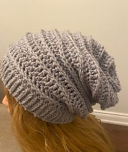 Ravelry: Textured Slouchy Hat pattern by DIY From Home