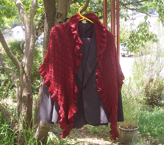 Ravelry: Let's Go Shopping Shawl pattern by Sharon Cheek