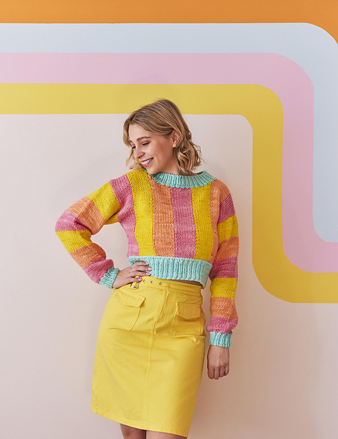 Ravelry: Color Me Striped Jumper pattern by Jaime Creates