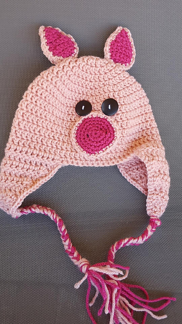 Ravelry: Pig Hat pattern by Jamie Fernandez