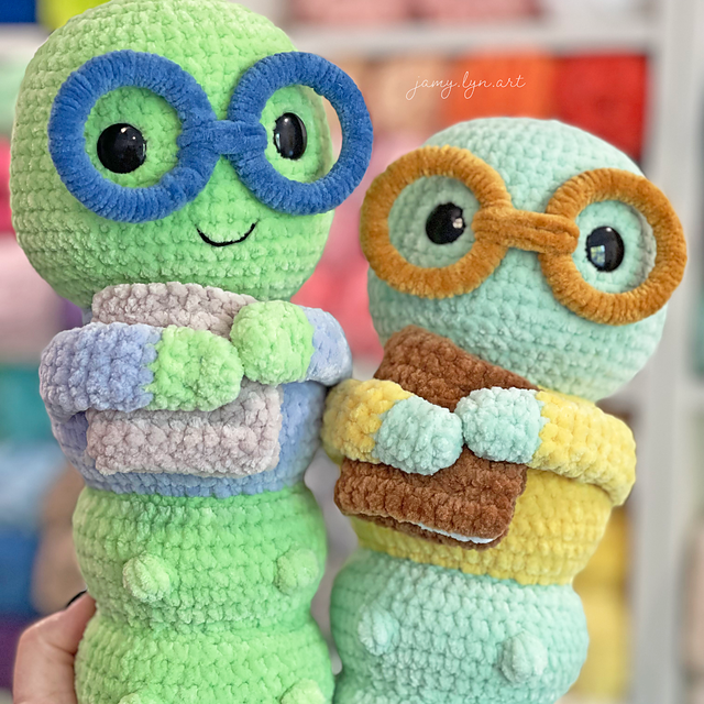 Ravelry: Blake Bookworm pattern by Jamy Lyn Art