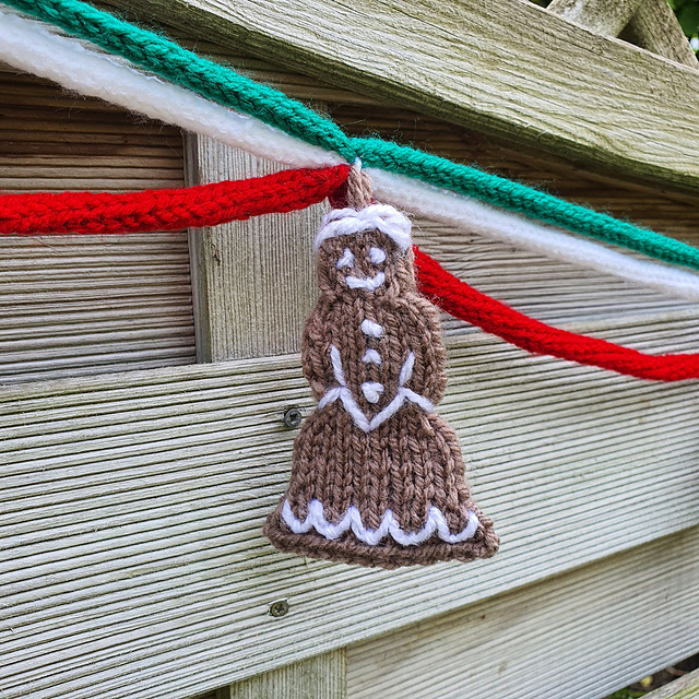 Ravelry: Charmed Gingerbread Girl (Knit) pattern by Joanne Fowler